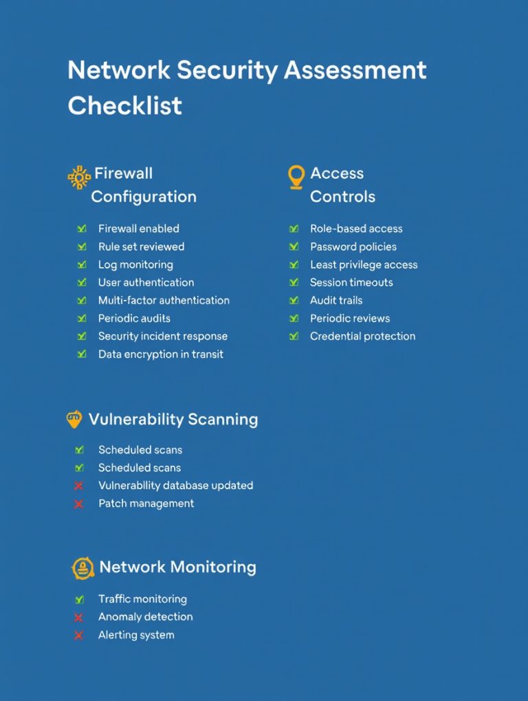 How To Create A Network Security Assessment Checklist