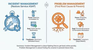Key Differences Between Incident Management And Problem Management